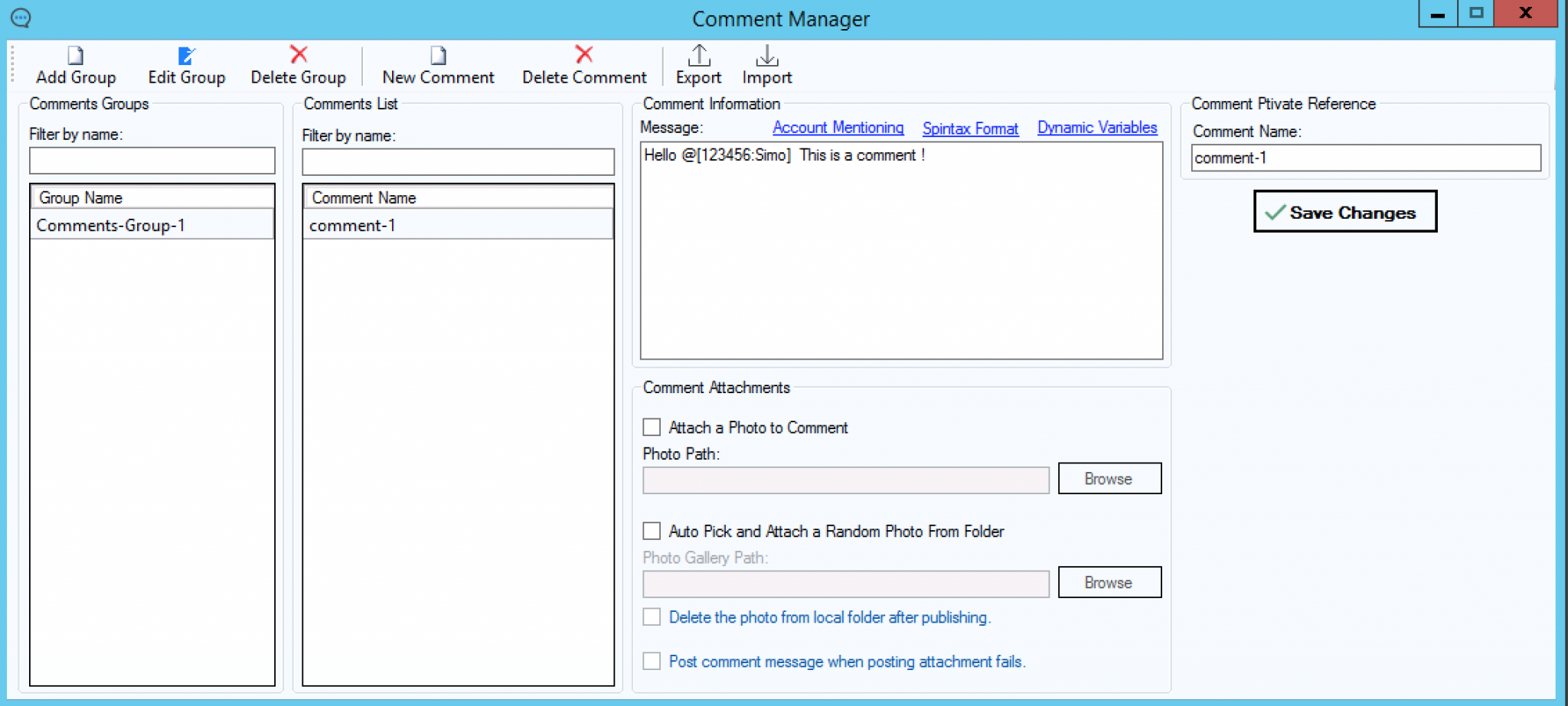 How to create a comment template? | FoxMaster Suite