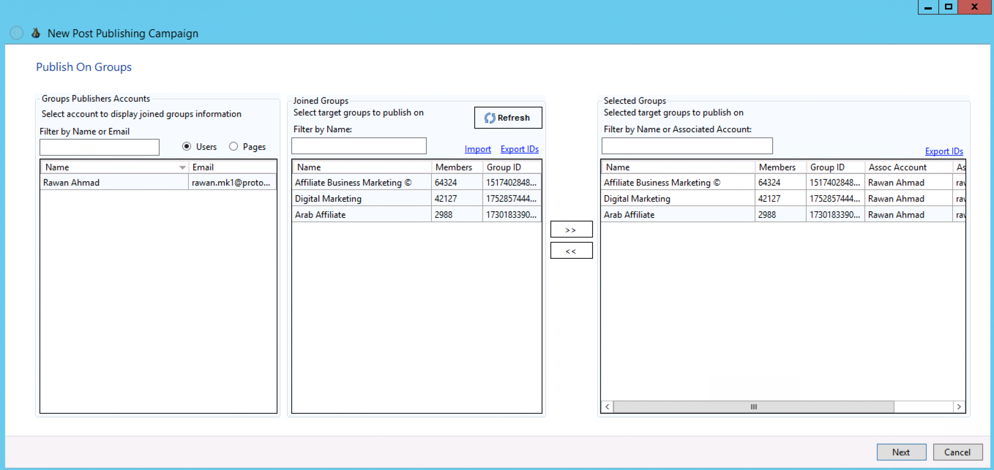 How to create a new Post Publisher campaign? | FoxMaster Suite
